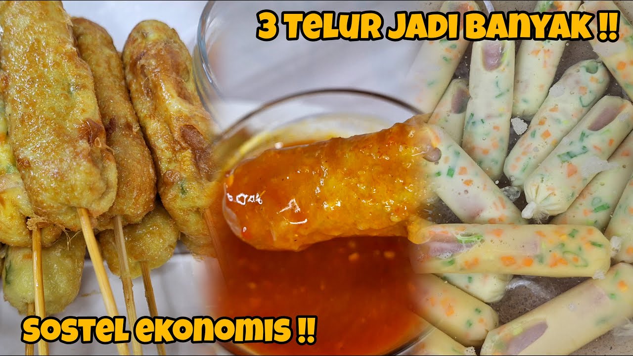 3 Butir Telur Jadi 18 pcs || SOSTEL EKONOMIS TANPA CETAKAN ENAK BANGET ...