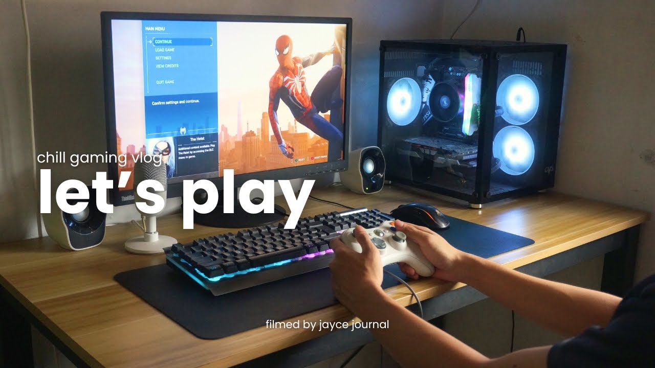 game vlog 🎮 | chill gaming on a sunny day - YouTube