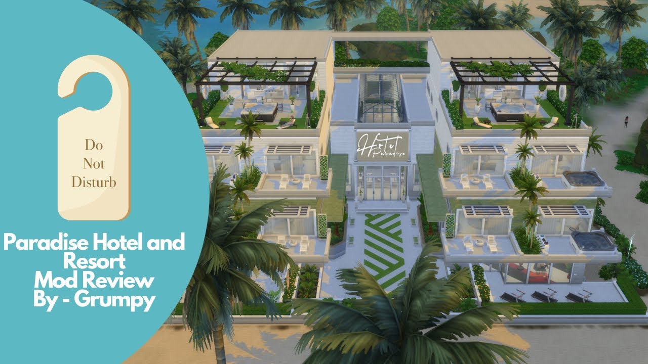 Sims 4 Paradise Hotel Mod: Make Your Sims' Vacations More Realistic ...