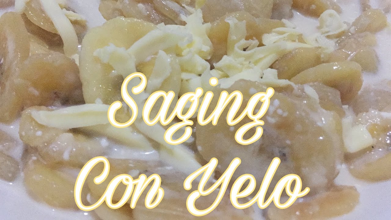 Saging Con Yelo / Sweetened Banana with Shaved Ice in Creamy Cheesy ...