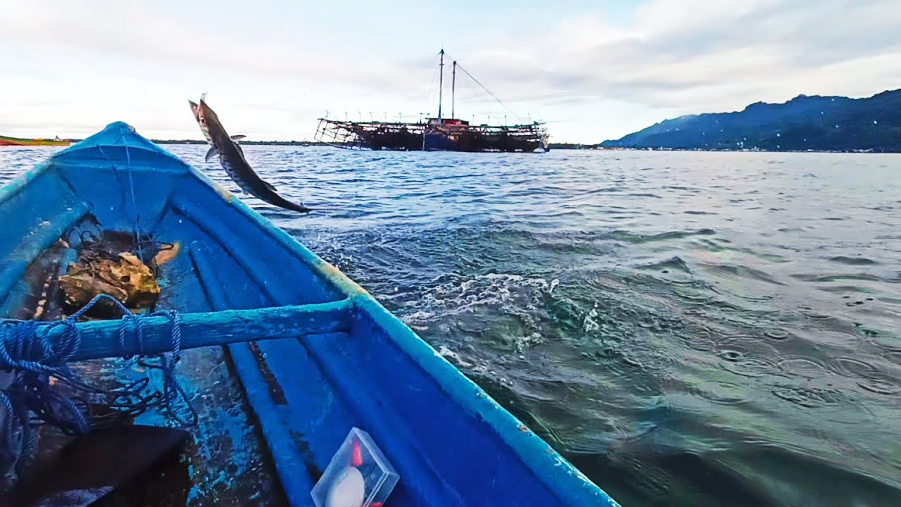 Bagini kalau mancing saat angin kencang 😬 - YouTube