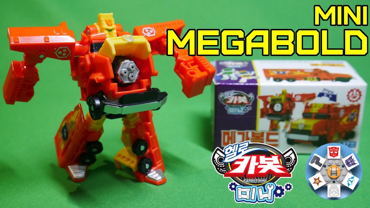 Hello Carbot Mini Megabold | Legends Class | 헬로카봇 미니 메가볼드 원어민 영어 리뷰 ...