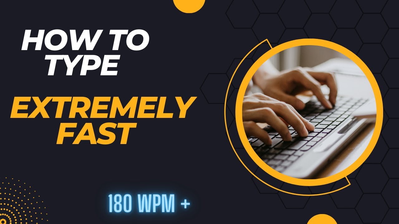 How to Type EXTREMELY FAST (180 WPM+) - YouTube
