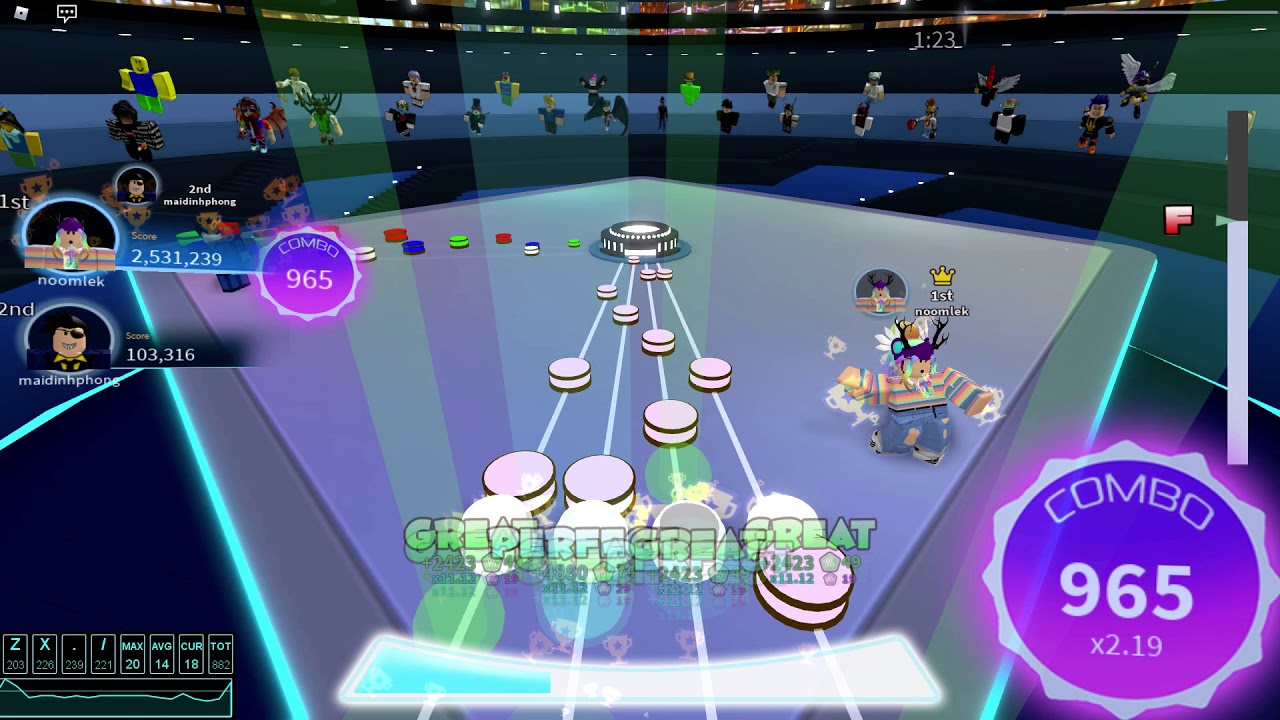 Robeats : Freedom Dive [Hard] Difficulty 30 No miss 5 okay - YouTube