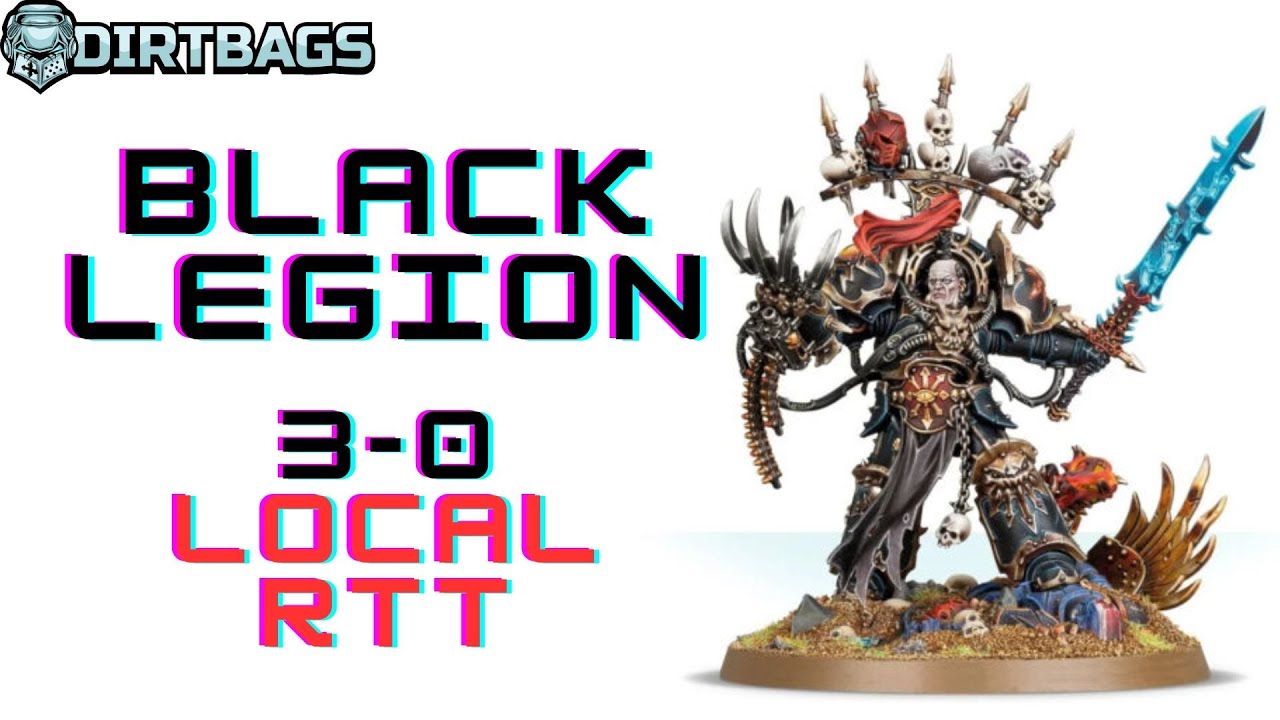 Black Legion 3-0 Local RTT | Chaos Space Marines | Warhammer 40k - YouTube