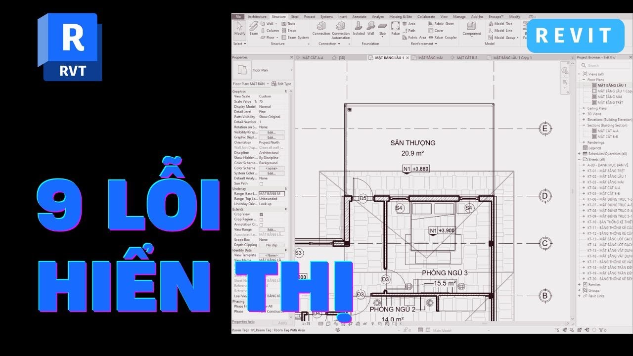 9 Lỗi Hiển Thị ‘Kinh Điển’ Trong Revit - YouTube