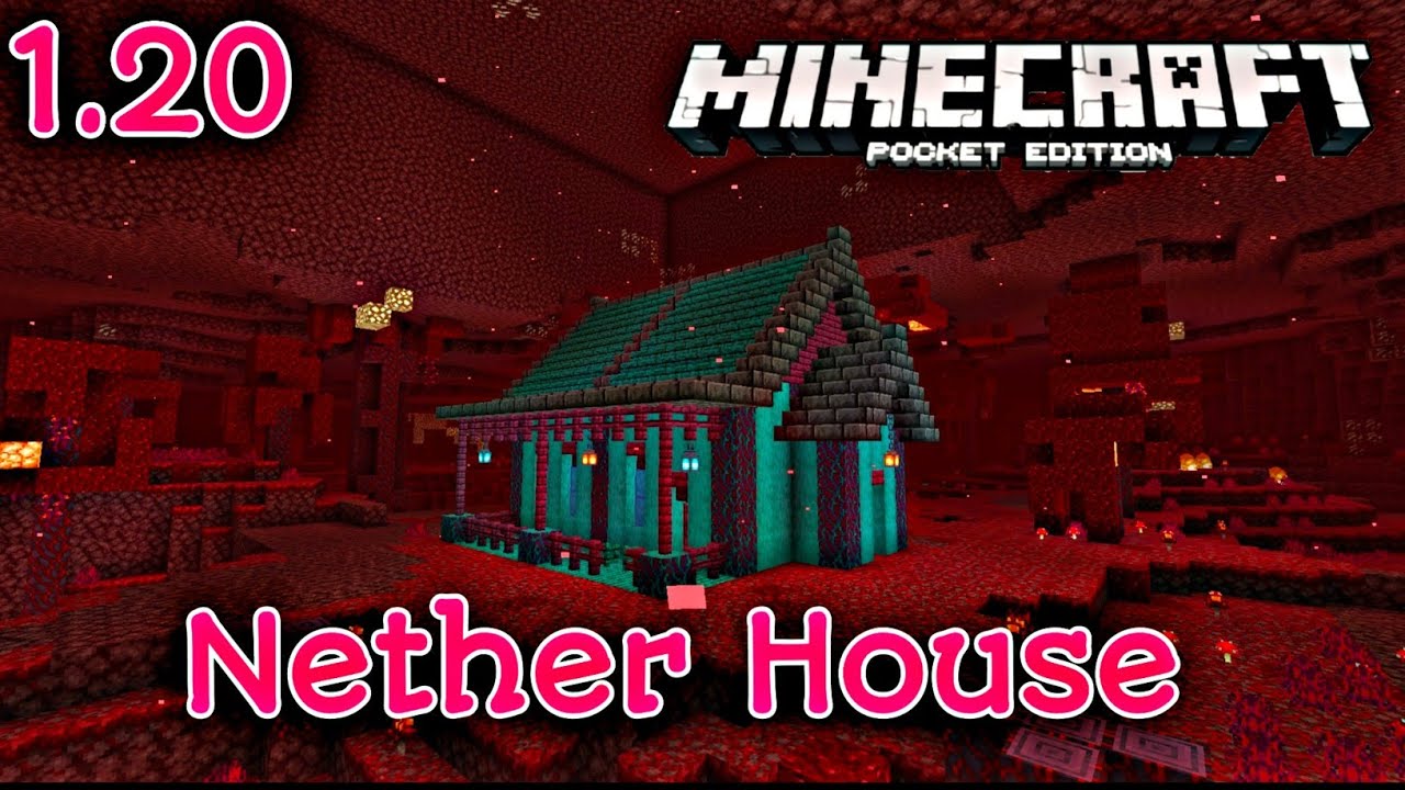 Nether House | Minecraft 1.20 | Build Tutorial - YouTube