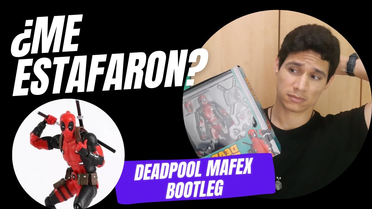 Deadpool Mafex Bootleg Aliexpress ¿Es una estafa? Reseña completa - YouTube