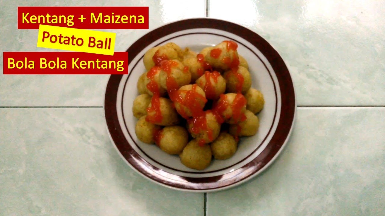 CARA MEMBUAT BOLA KENTANG GORENG - YouTube