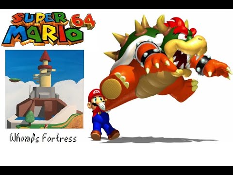 Super Mario 64 - Whomp's Fortress [Walkthrough] - YouTube