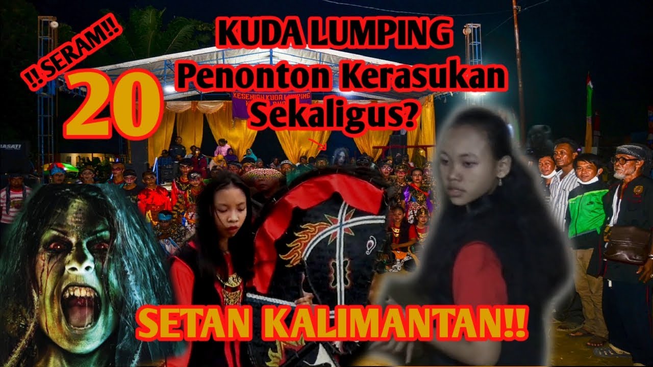 Kuda Lumping Kesurupan setan asli kalimantan || part 2 - YouTube