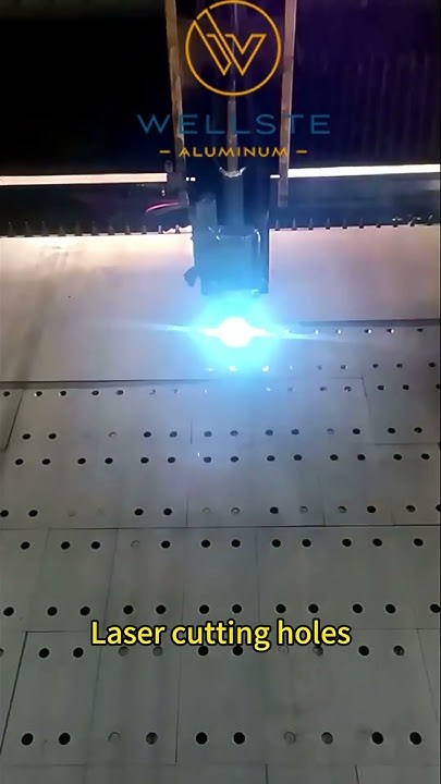 Laser cutting holes #wellste - YouTube