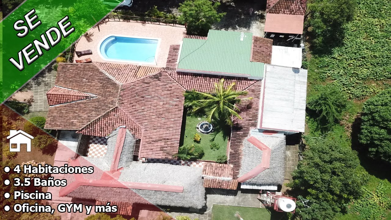 [VENDIDA] Casa Quinta en TISMA, MASAYA - YouTube