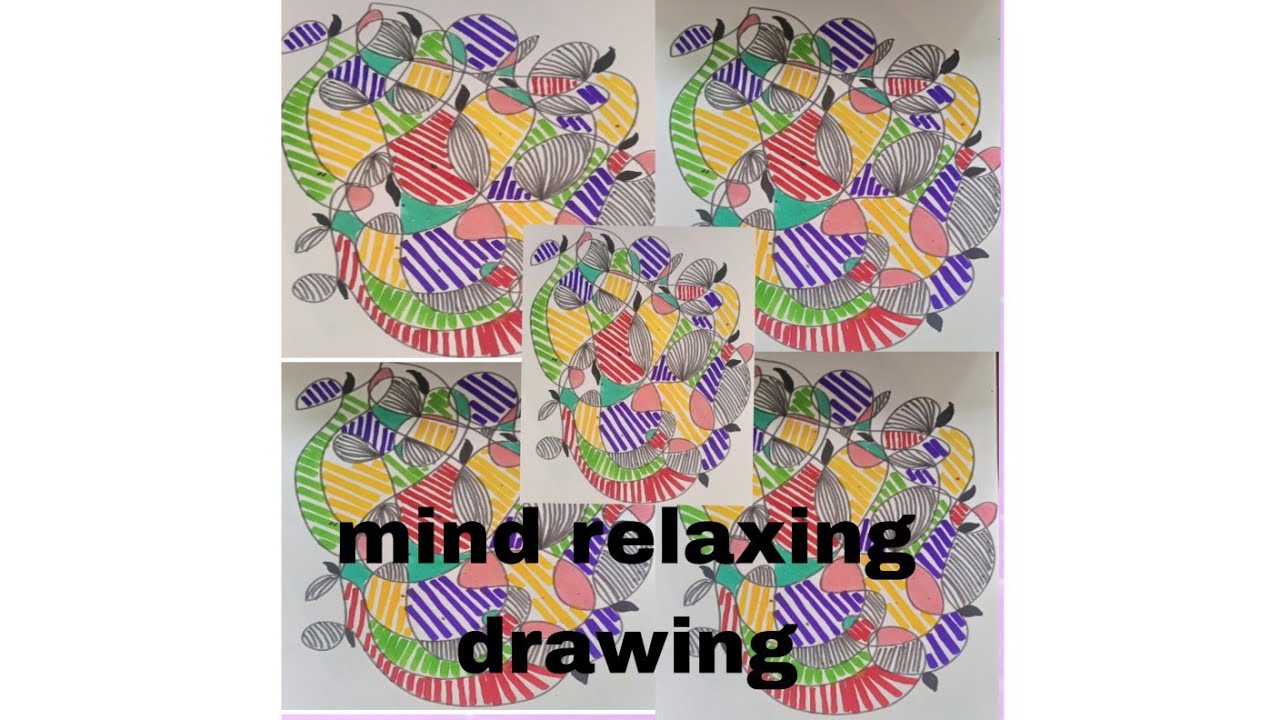 mind relaxing drawing|enjoy the process||mind relaxing|मन को आराम देने ...