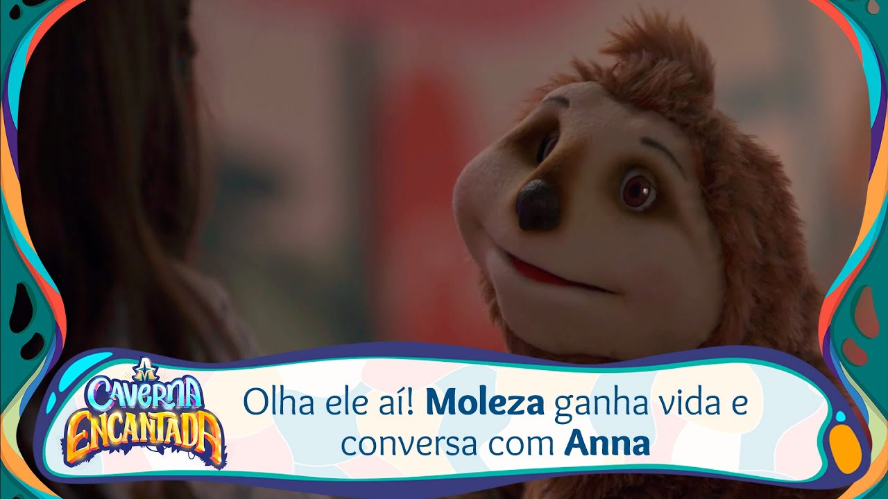 Moleza ganha vida e conversa com Anna | A Caverna Encantada - YouTube