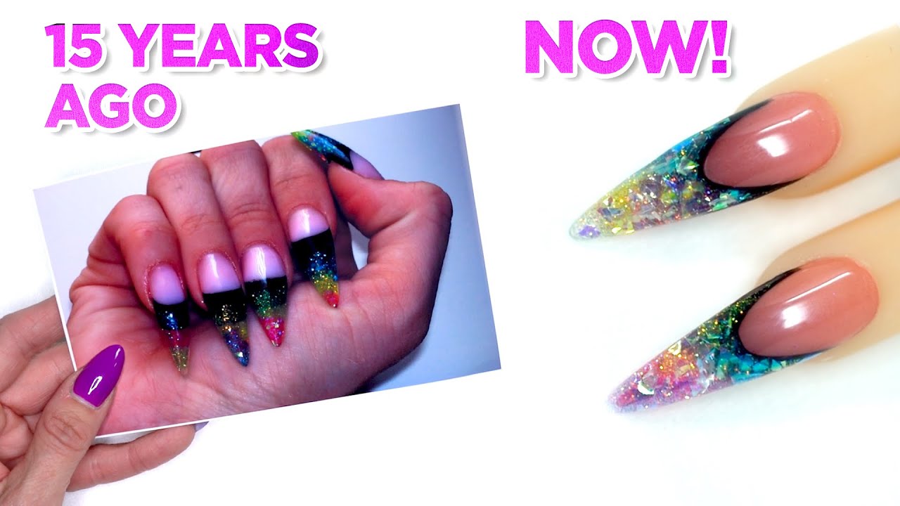 Karen Recreates Her Own Nail Design from 15 Years Ago - YouTube