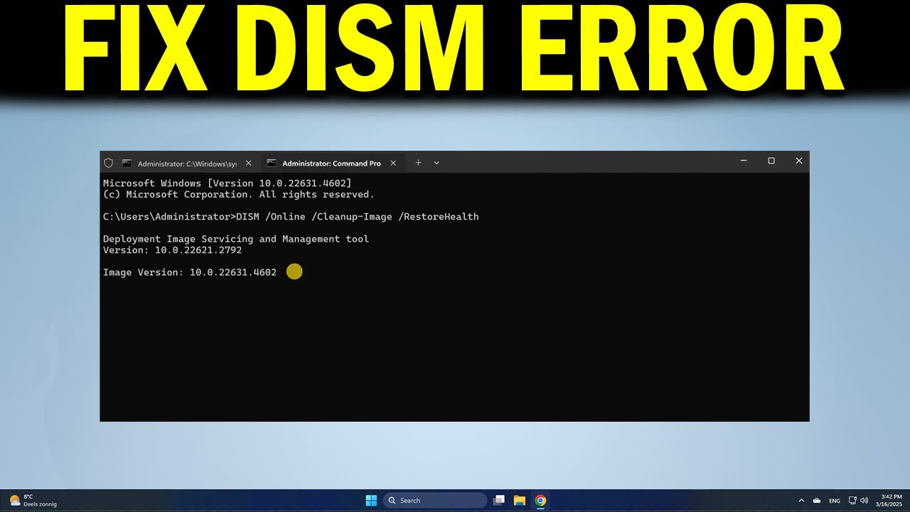 How To Fix DISM Scan Stuck at 62.3 Fails With Message “The Source Files ...