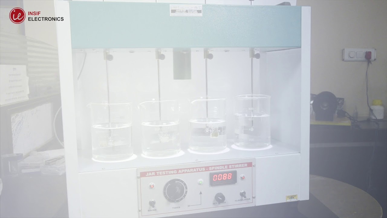 Jar Testing Apparatus - Flocculator - YouTube
