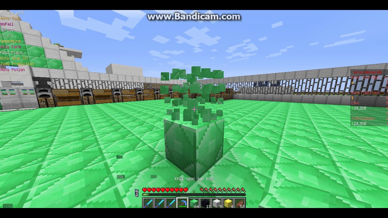 cách bug emerald block nhanh minecraft Sv.grassminevn.com (prison2 ...