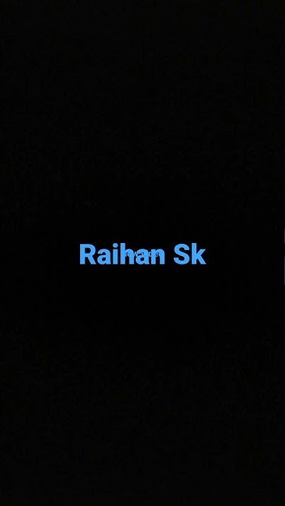 Raihan Sk Audio voice - YouTube