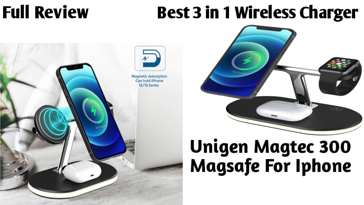 Unigen Magtec 300-3 in 1 Magnetic Charger|Magsafe For Iphone Full ...