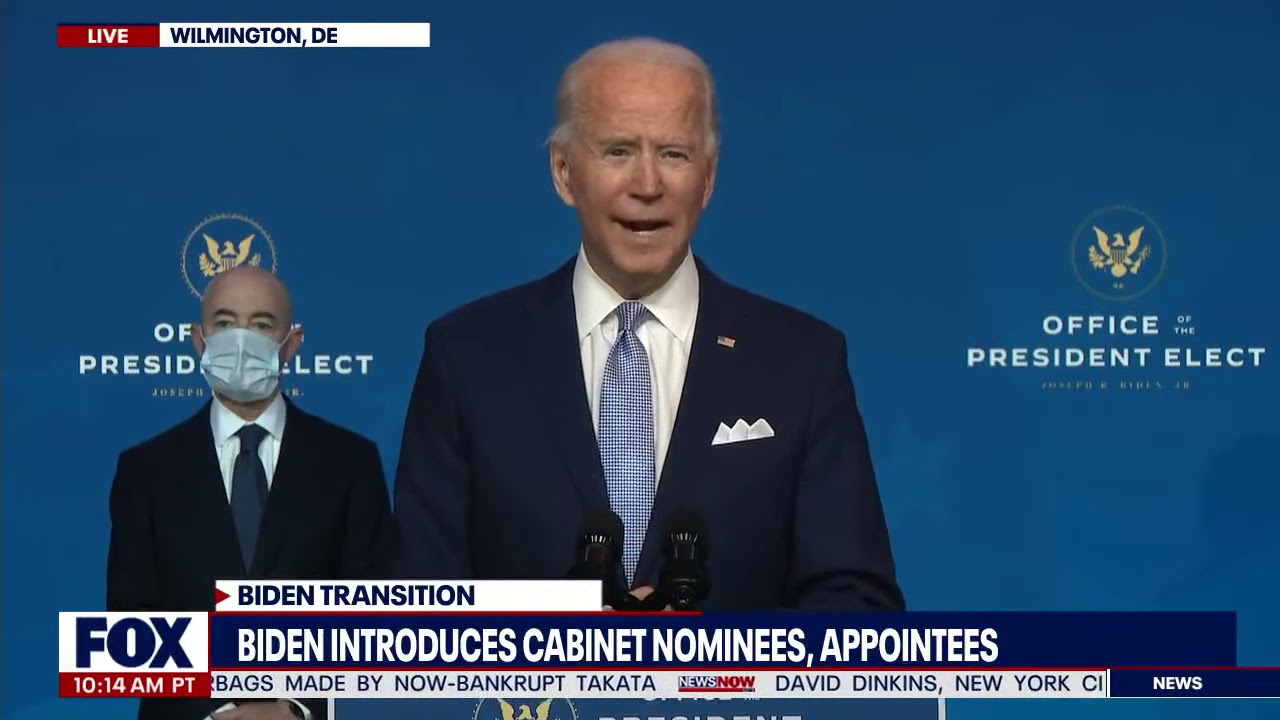 THIS IS AMERICA: Joe Biden Introduces Key Cabinet Picks For His ...