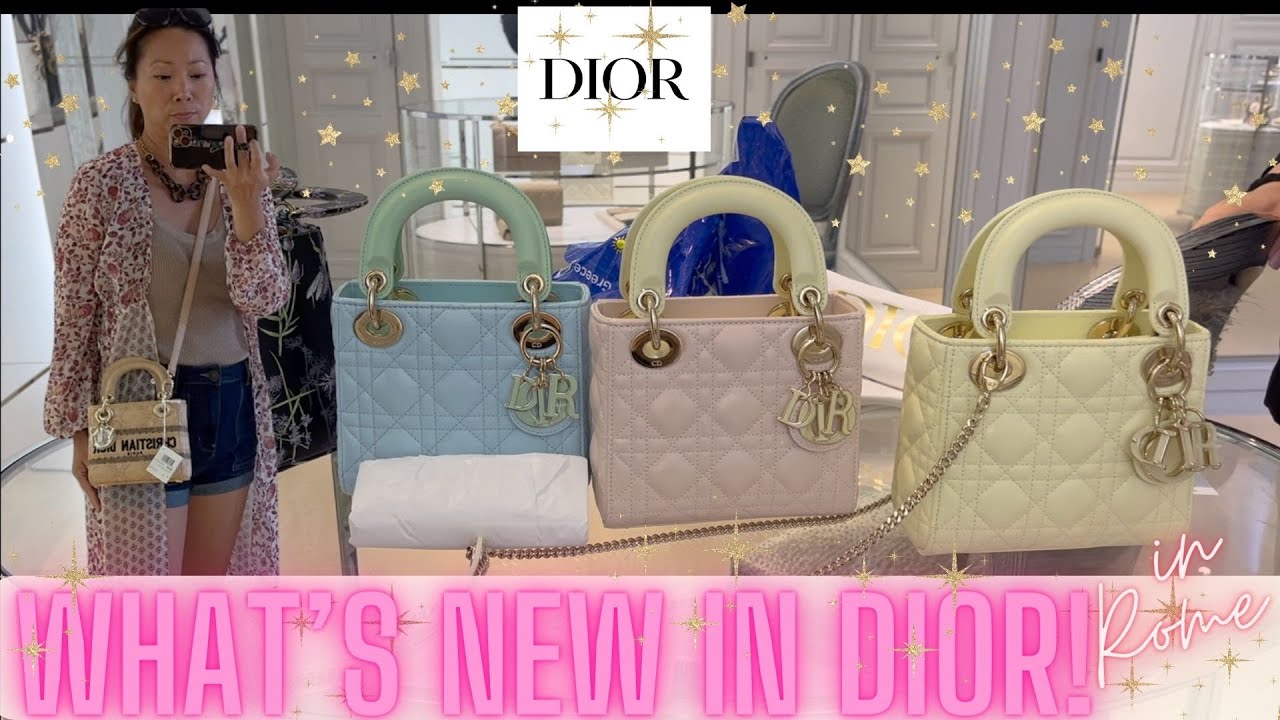 DIOR SHOPPING VLOG IN ROME & MINI UNBOXING! - YouTube