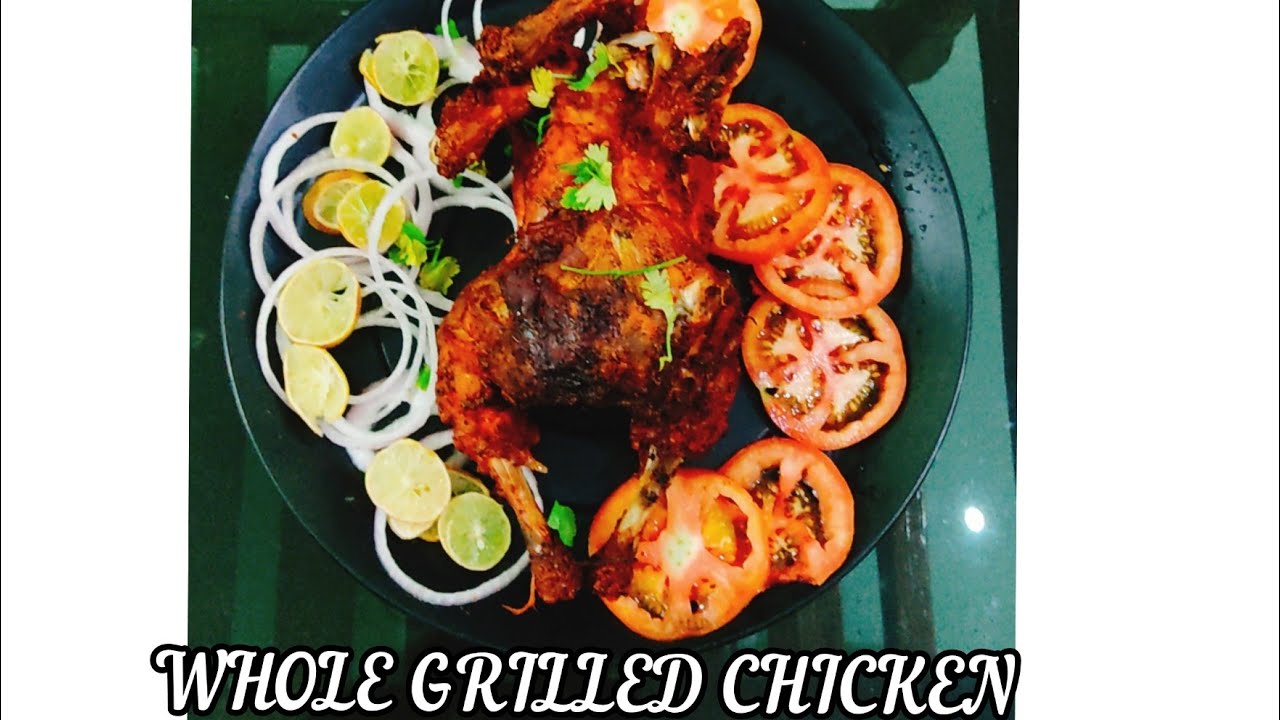 WHOLE GRILLED CHICKEN | TASTY GRILLED CHICKEN | SHIFAN'S VLOGS & CRAFT ...