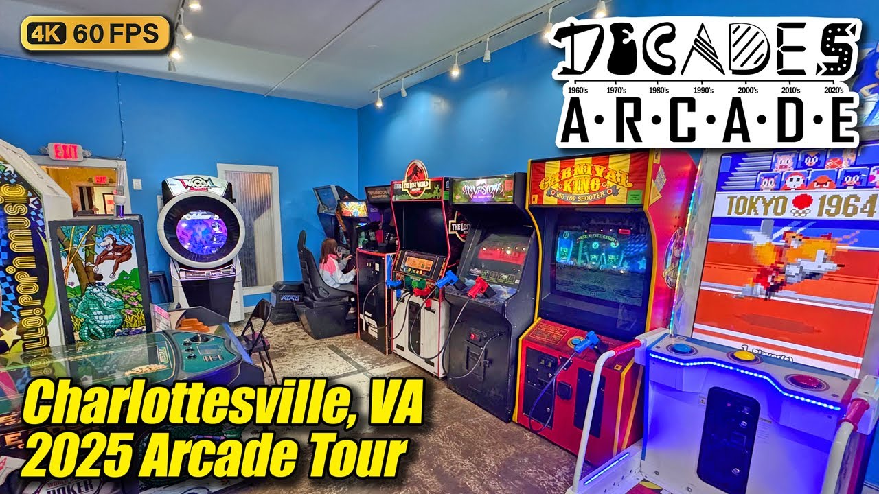 This place is WILD! Decades Arcade (Charlottesville VA), November 2025 ...