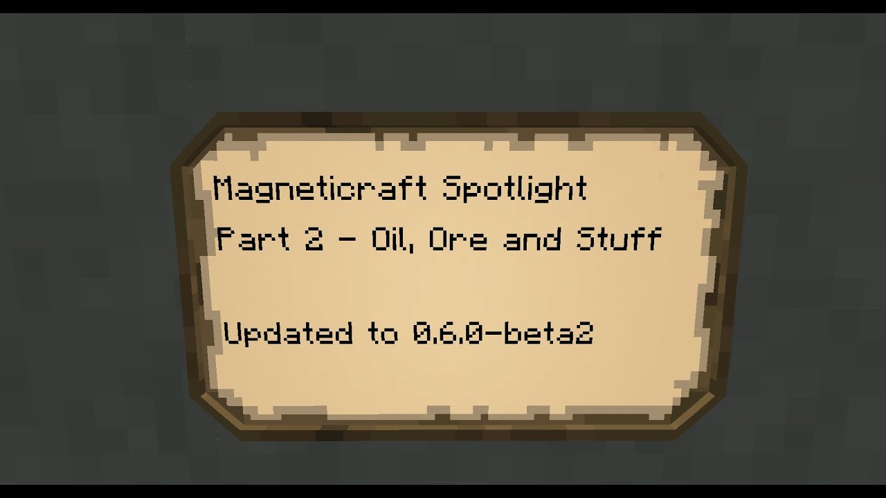 Magneticraft Spotlight - Part 2 Oil, Ore and Stuff - YouTube