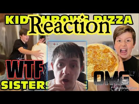Reaction to Kid Throws Pizza at Sister's Face After She broke his New Xbox