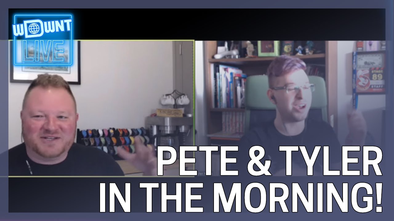 Pete & Tyler In The Morning! - WDWNT Live - YouTube