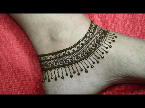 beautiful paijan mehandi design ll easy & simple mehandi design # ...