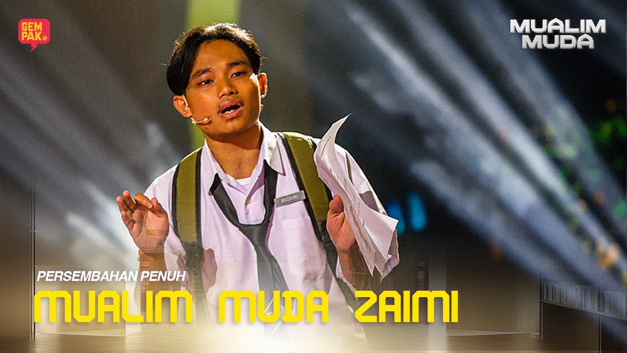 [PERSEMBAHAN PENUH] MUALIM MUDA ZAIMI | MUALIM MUDA 2025 MINGGU 1 - YouTube
