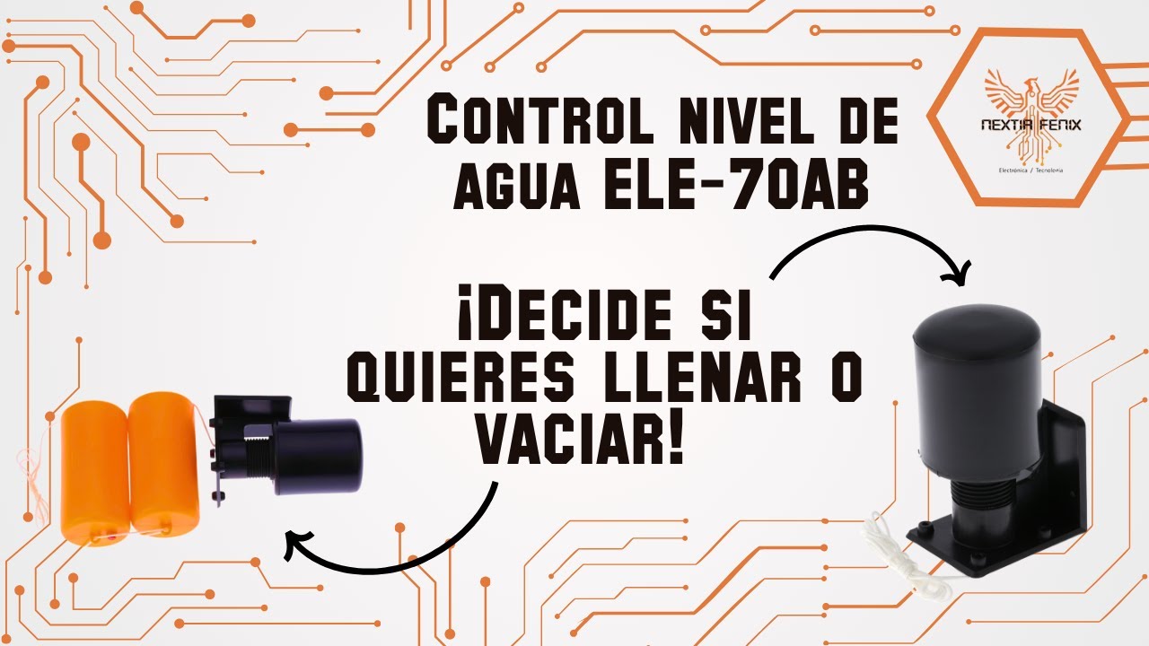 Control nivel de agua ELE 70AB - YouTube