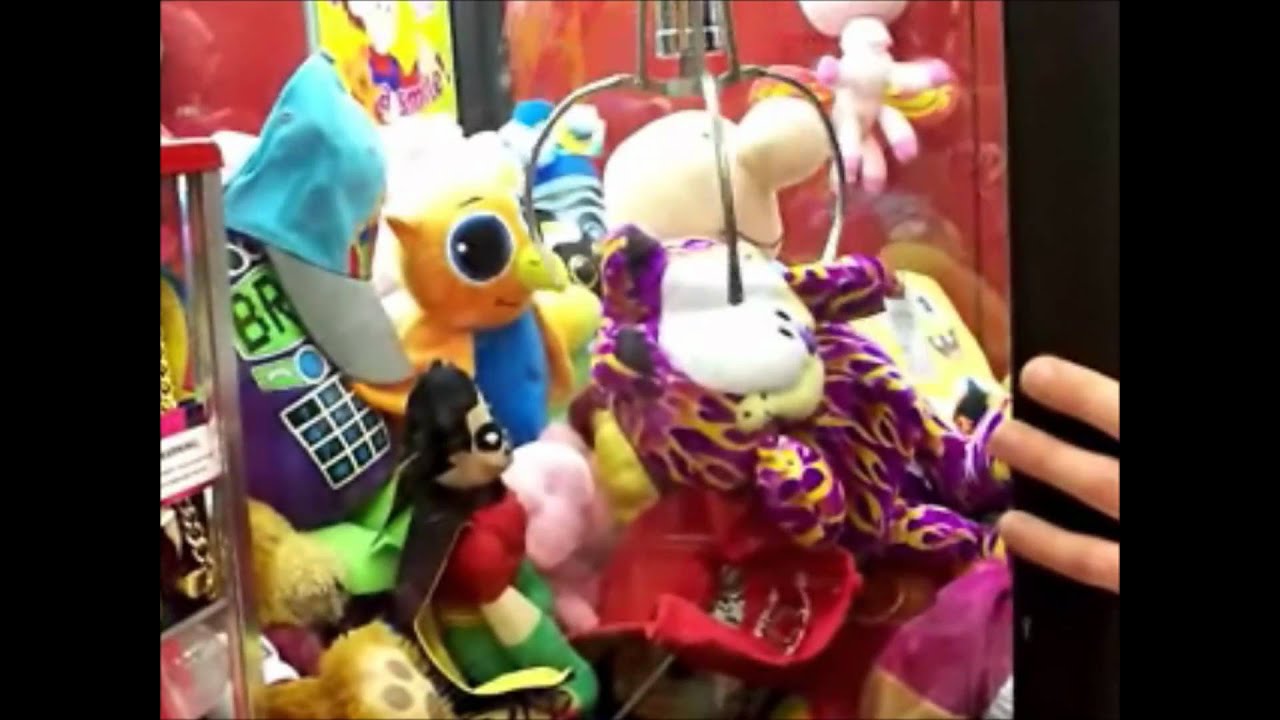 The Claw Machine - 2 for 1 - Purple Garfield - YouTube