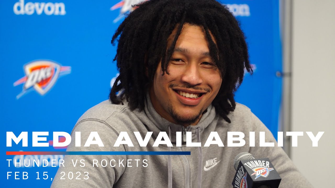 OKC Thunder Full Media Availability | Postgame vs Houston Rockets ...