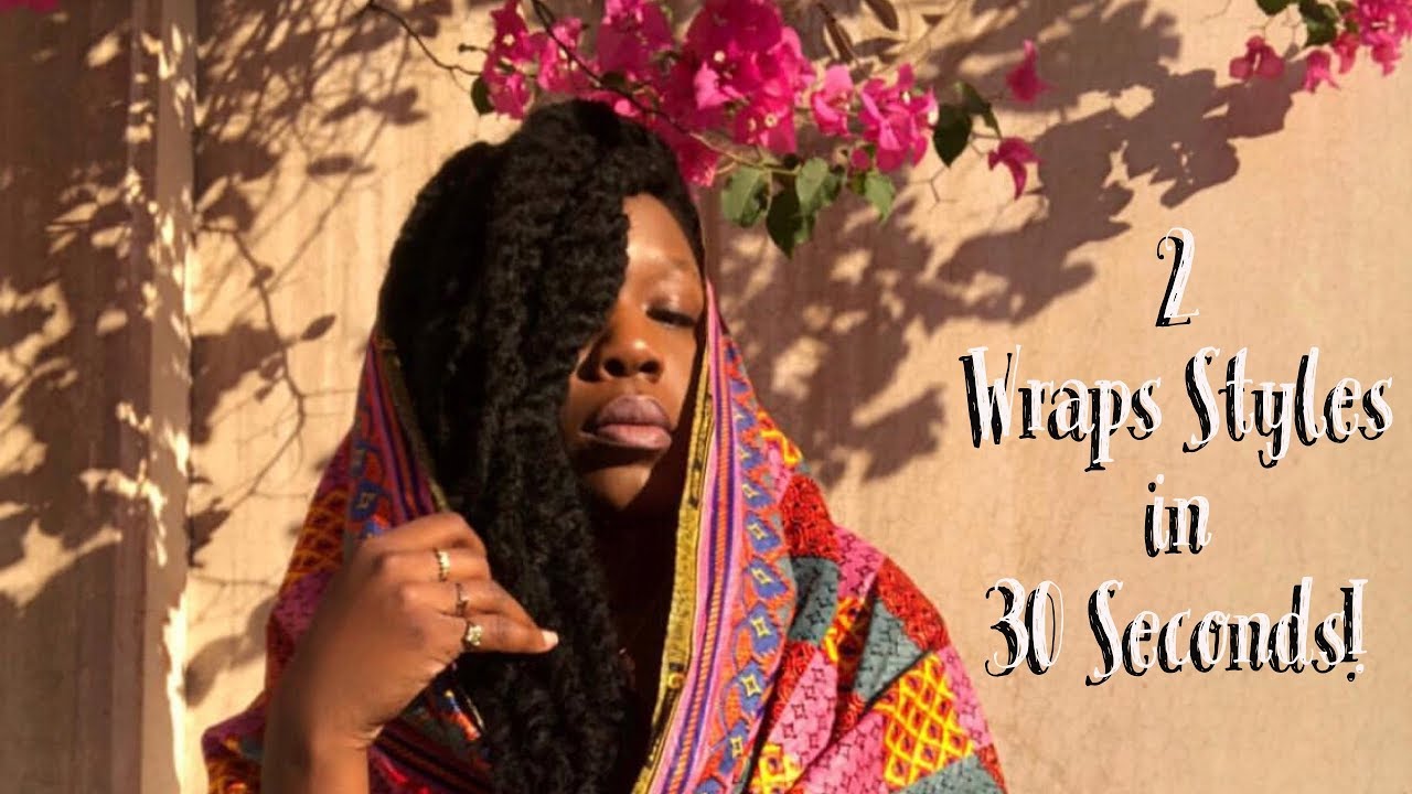 African Fabric Wrap Tutorial - Part 3 - YouTube