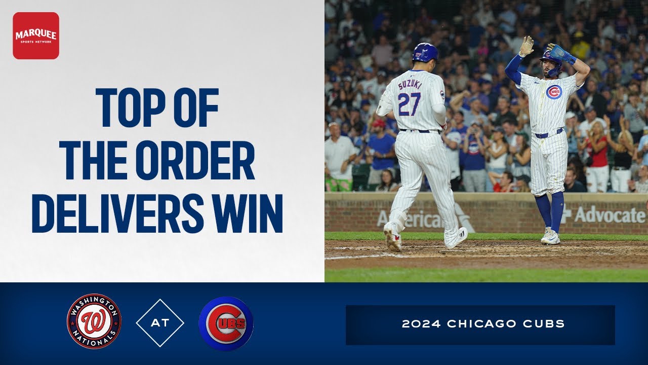 RECAP: Cubs rally late in game one against Nationals! - YouTube