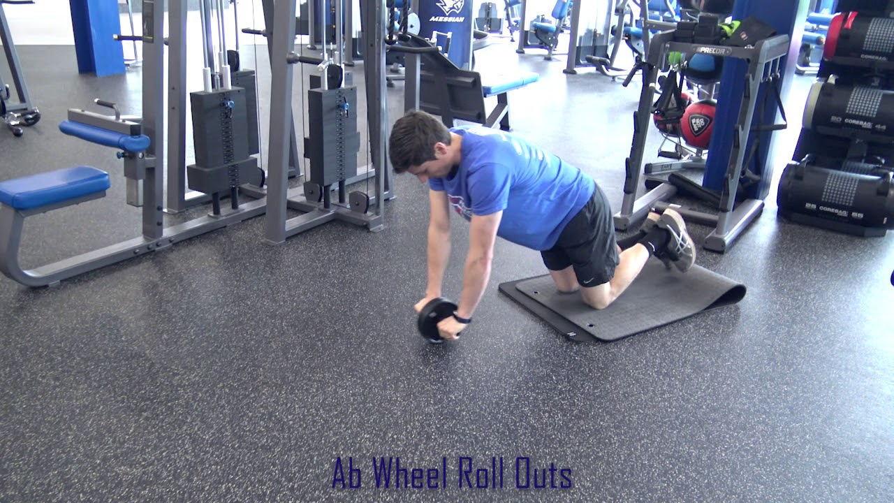 Ab Wheel Roll Outs - YouTube
