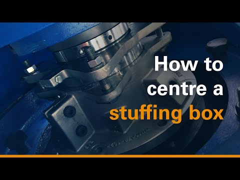 How to centre the stuffing box on a Warman® slurry pump