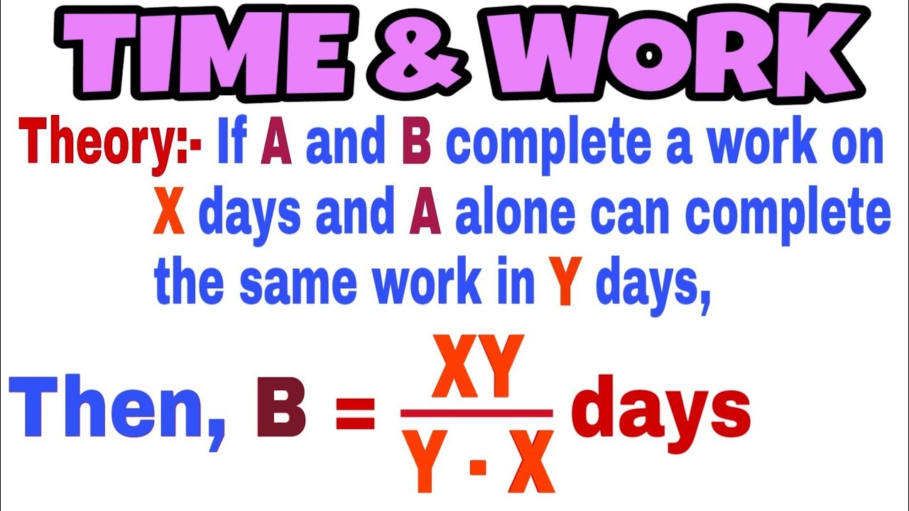 TIME AND WORK TRICKS | Fast Math tricks | SHORT TIME & TRICKS #31 - YouTube