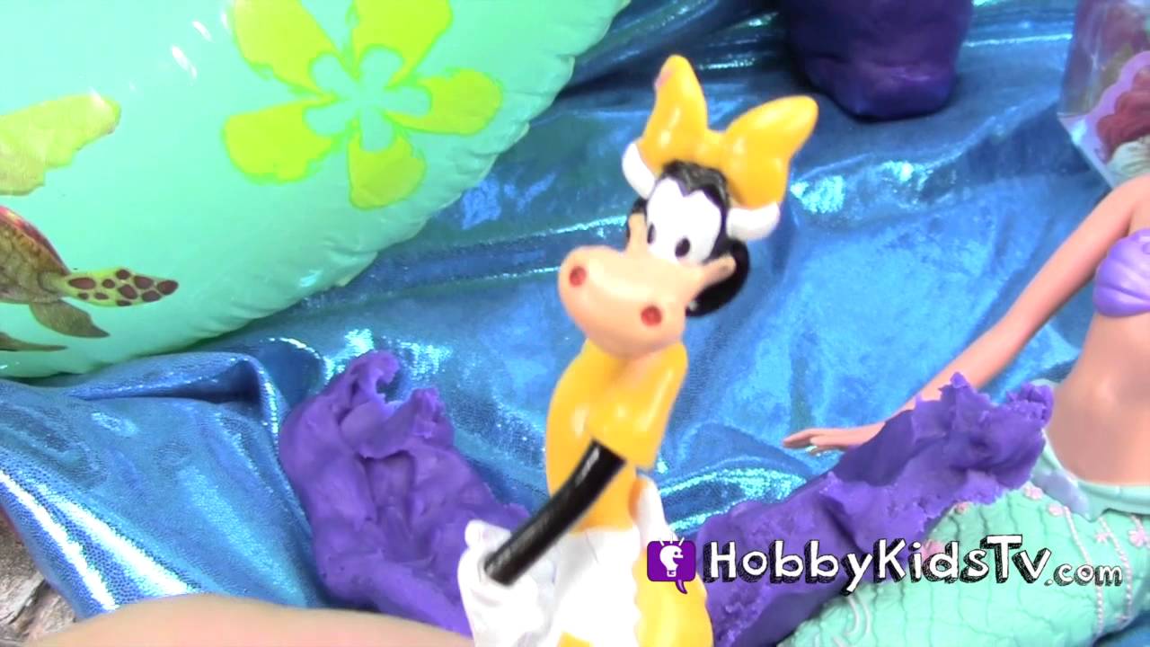 Little Mermaid Finds Play-Doh Surprise Nemo Eggs! Disney Clubhouse ...