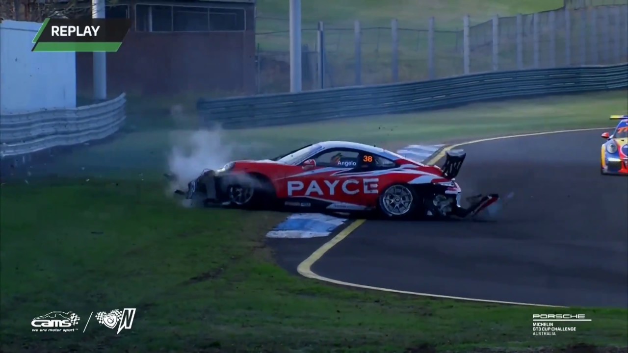 Porsche GT3 Cup Challenge Australia 2018. Race 2 Sandown Raceway. Hard ...