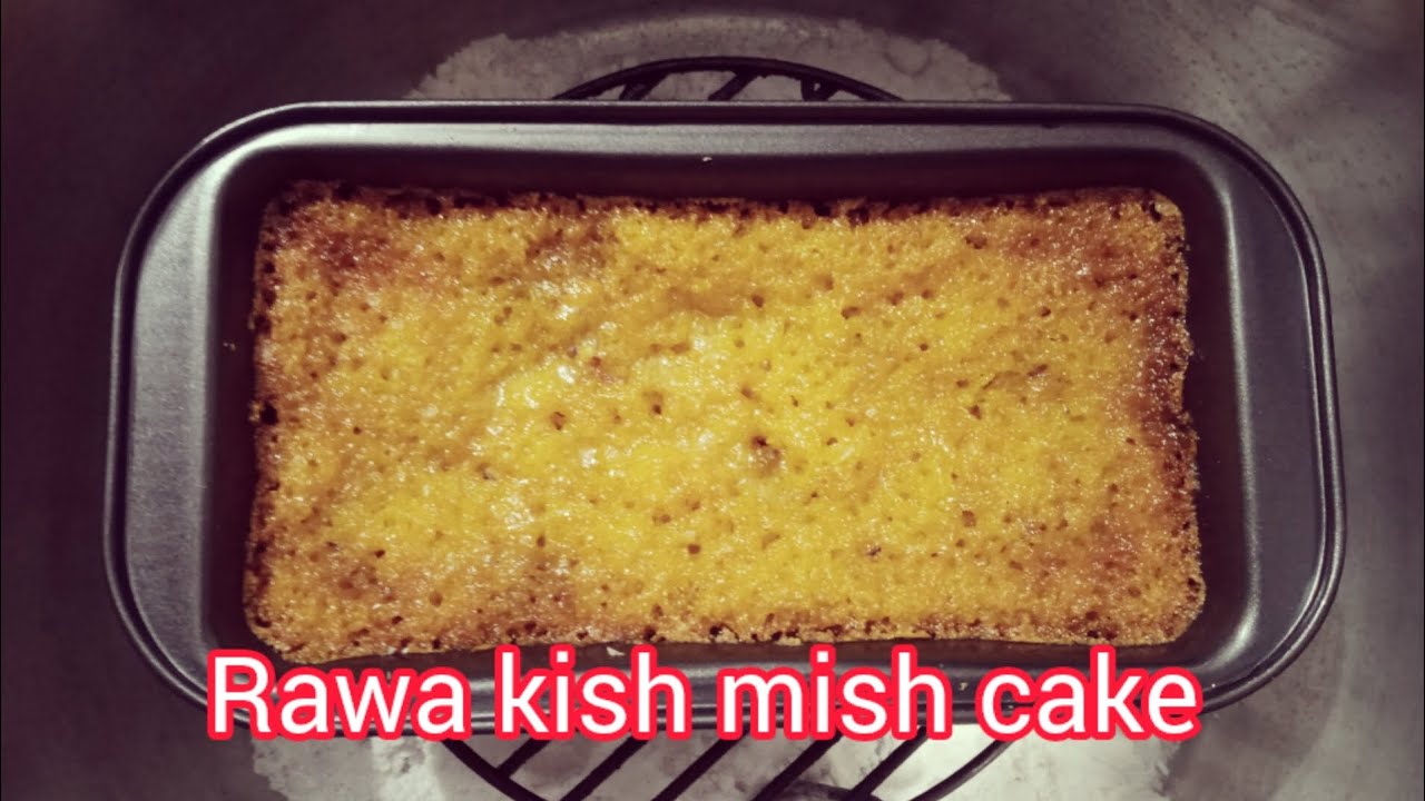 Rawa kish mish cake 🍰🎂/ no oven no egg - YouTube