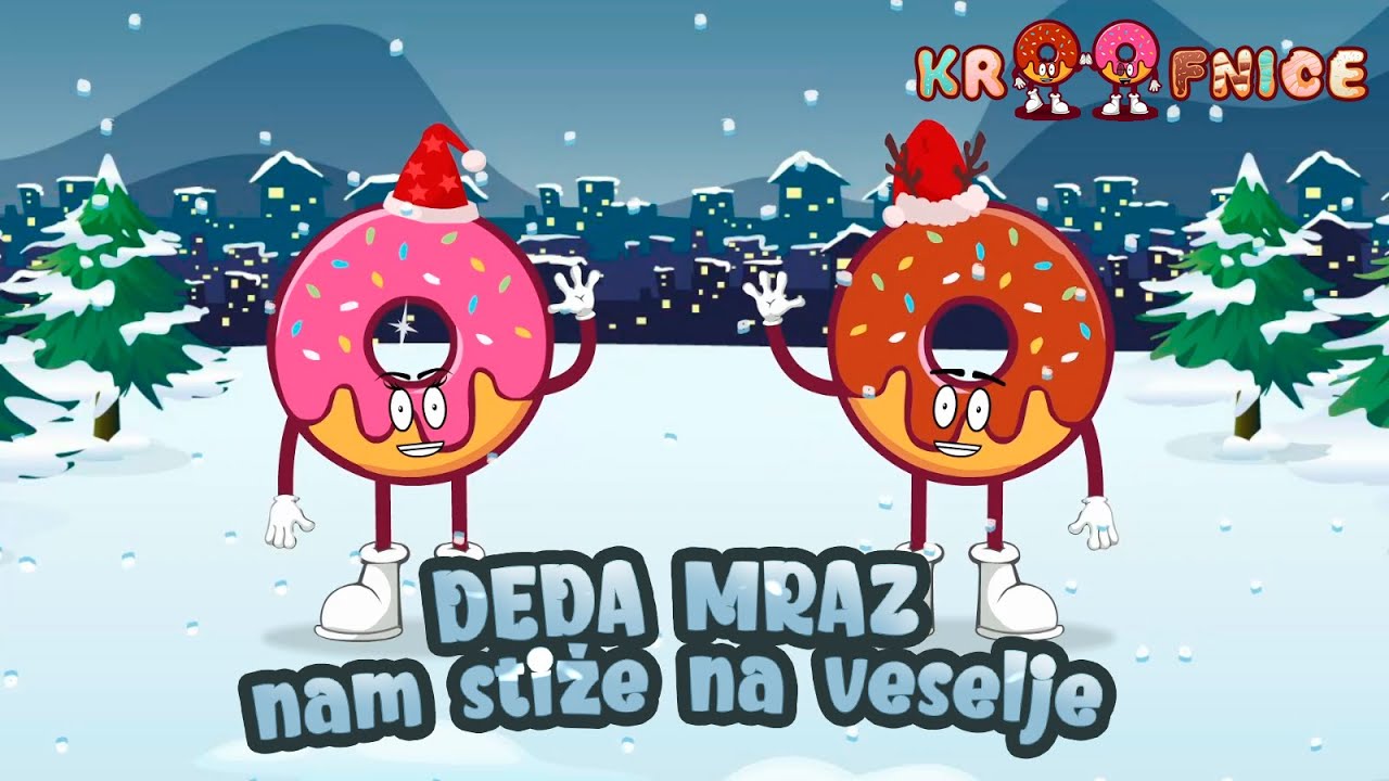 Deda mraz nam stize na veselje | Dečije pesmice | Pesmice za decu ...