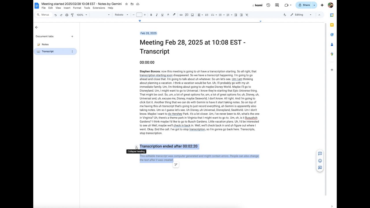 Using Meeting Notes & Gemini to Make Life Easier! - YouTube