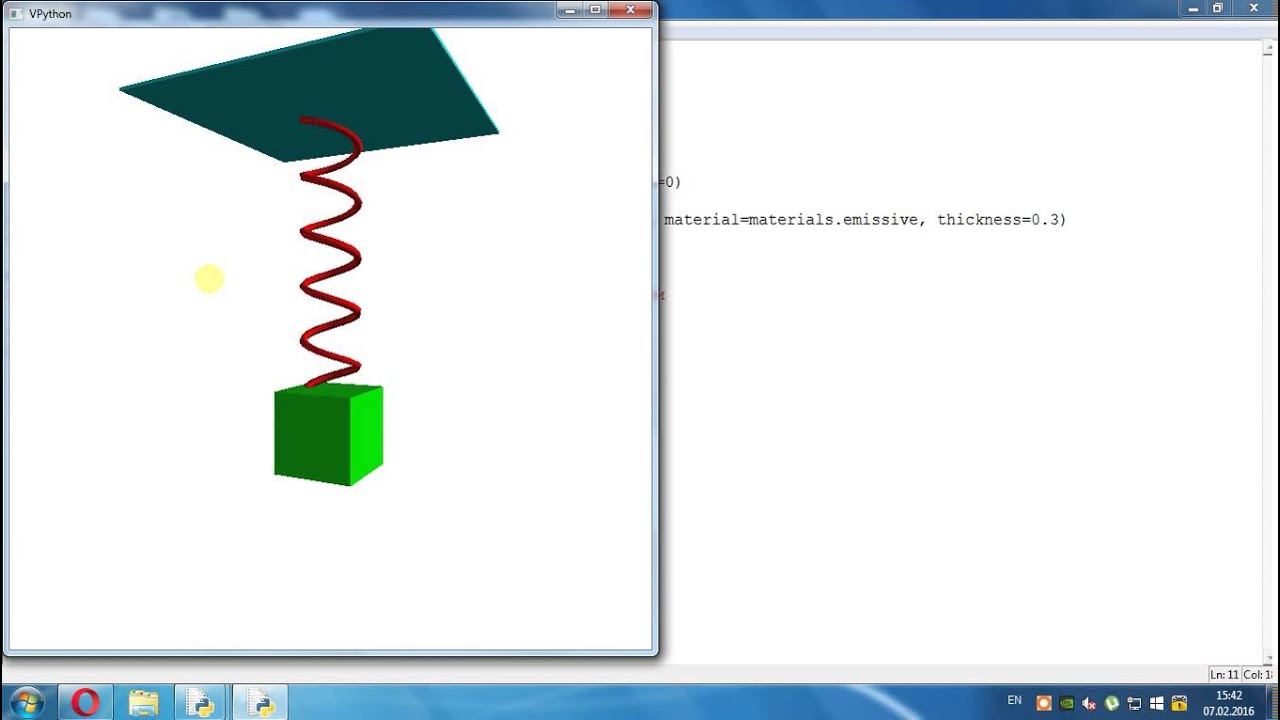 Vpython Massspring Youtube 4266