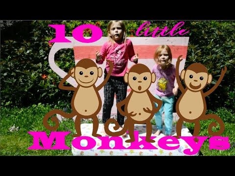 Ten Little Monkeys Jumping on a Bed! - YouTube