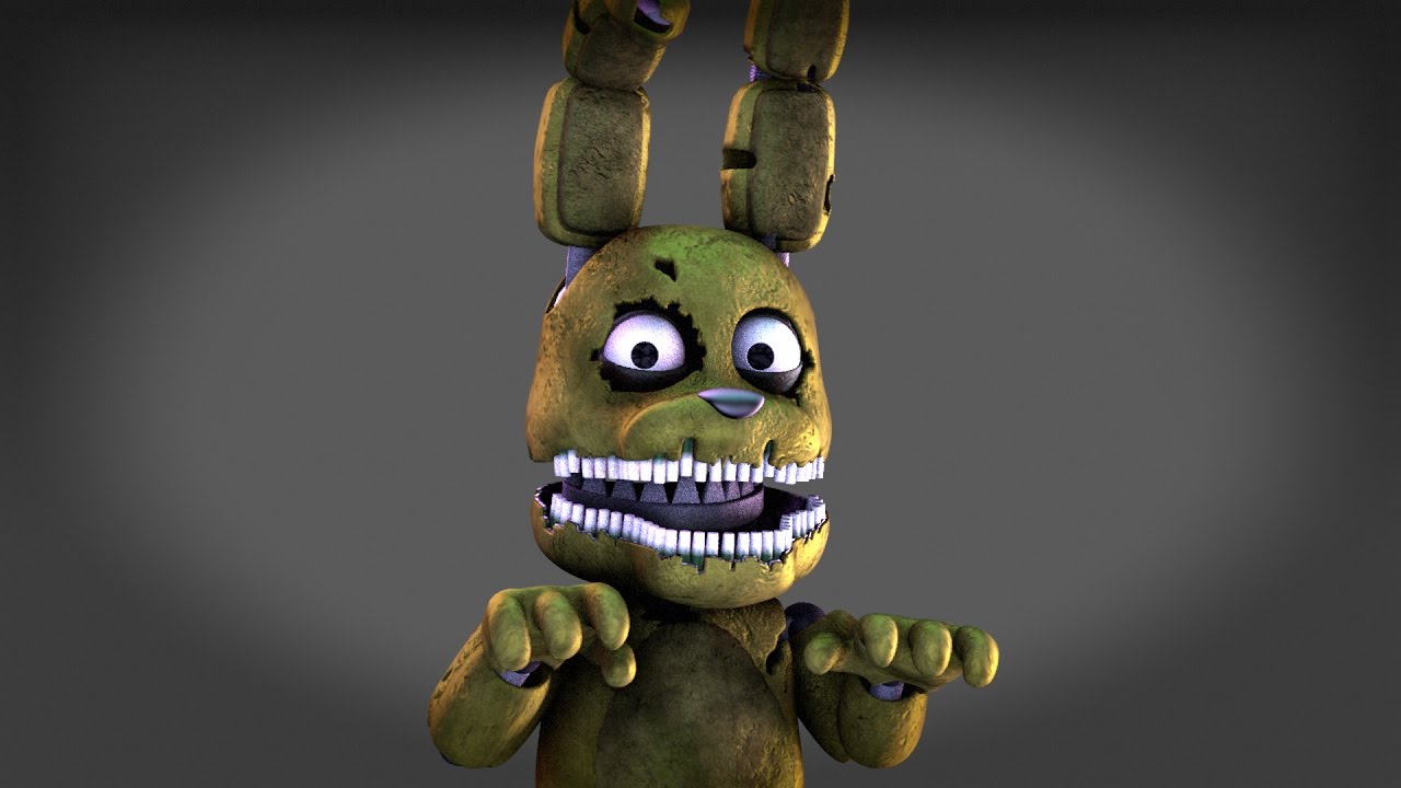 Plushtrap v5 Model by ItsameWario [SFM FNAF4] - YouTube